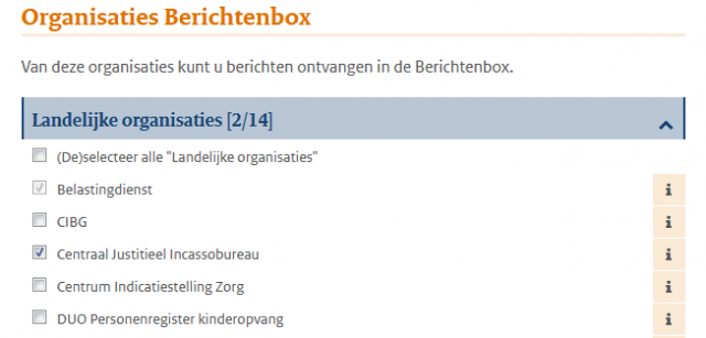 Post van het CJIB in uw Berichtenbox | CJIB.nl